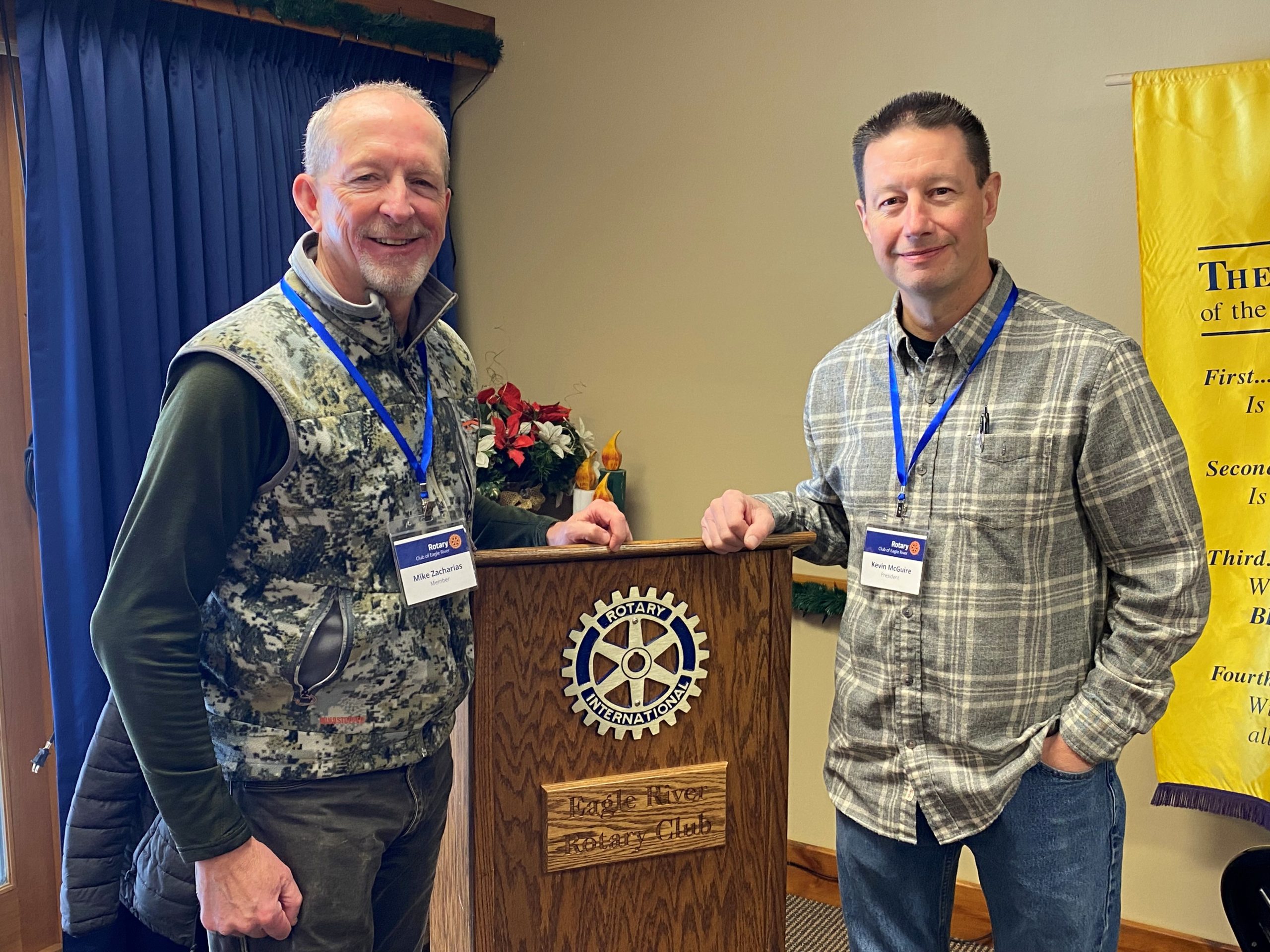 Welcome to Mike Zacharias - Eagle River Rotary Club